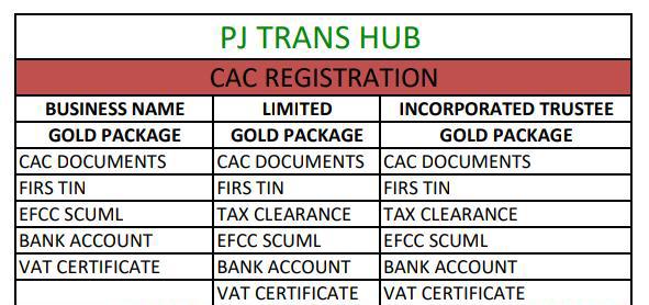 Corporate Services – PJ Trans Consulting Ltd